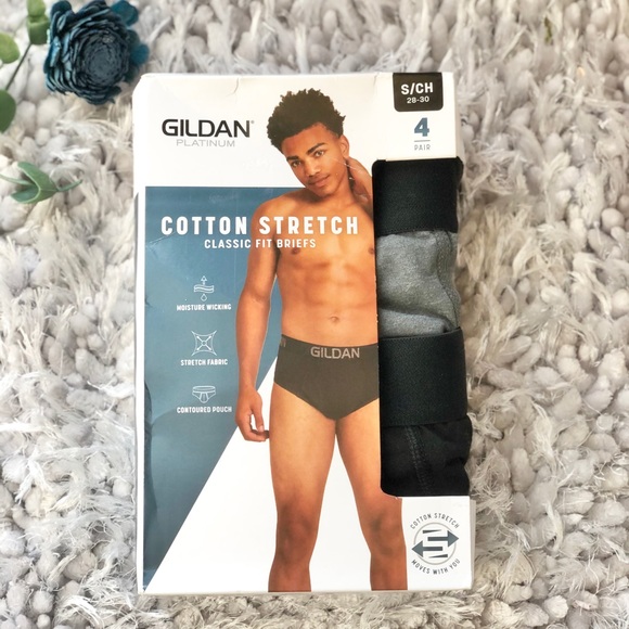 Gildan | Underwear & Socks | New With Tags Cotton Stretch Classic Fit Briefs Sm | Poshmark